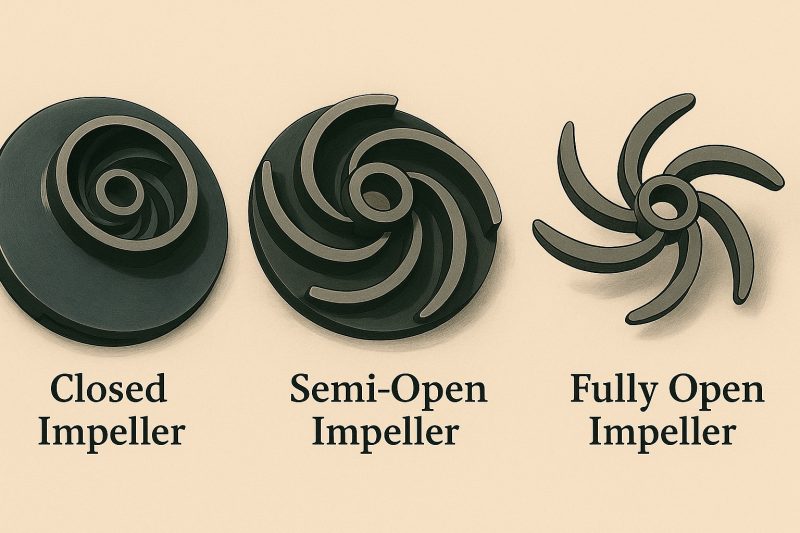 Pump Impellers: Closed, Semi-Open, and Fully Open Designs - The Pump Expert